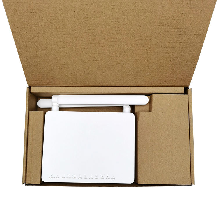 OEM FTTH Wholesale Echolife hk719 2.4G 5dbi Wifi XPON ONT 1GE 3FE 1TEL ONU GEPON Router Chipset ...