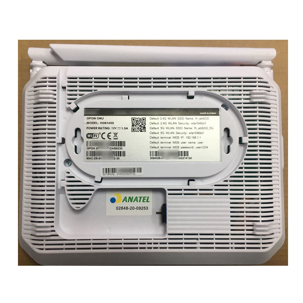 Cheap price ANATEL HG6143D 4GE LAN +1POTS+2USB 2.4G 5G WIFI ONU Dual ...