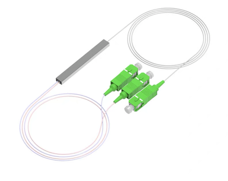 Fiber Optic Splitter FTTH Steel Tube PLC Splitter 1/2 1/4 1/8 1/16 SC ...