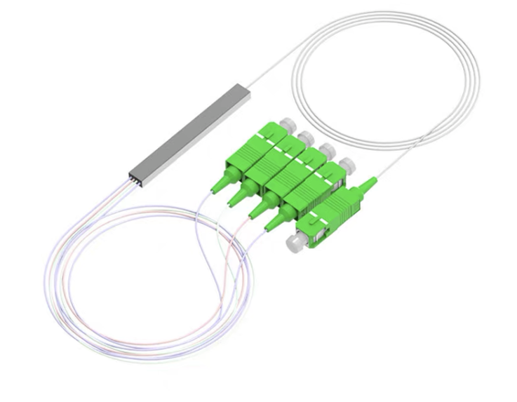 Fiber Optic Splitter FTTH Steel Tube PLC Splitter 1/2 1/4 1/8 1/16 SC ...
