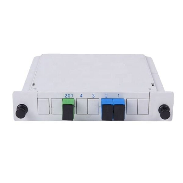 Plug in 1X2 Optical Splitter FTTH Box Cassette Splitters With SC/UPC ...