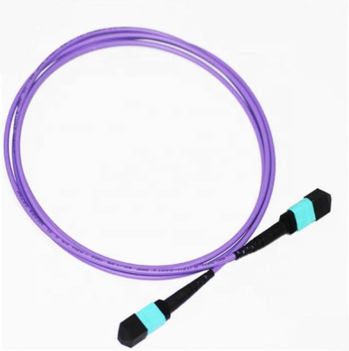 mpo 24 core fiber optic cable 2.0 single mode fiber optic patch cord ...
