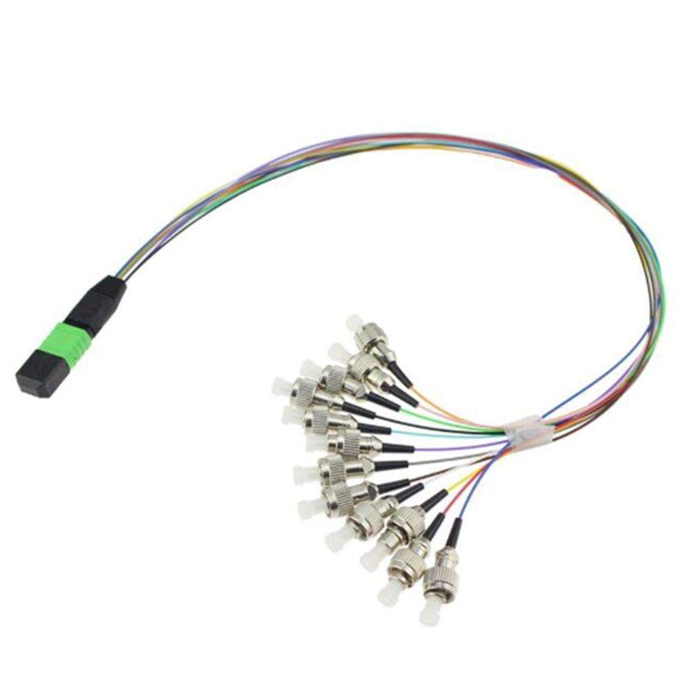MPO 0.9mm 12 core fiber optical Fc/upc connector optic patch cord ...