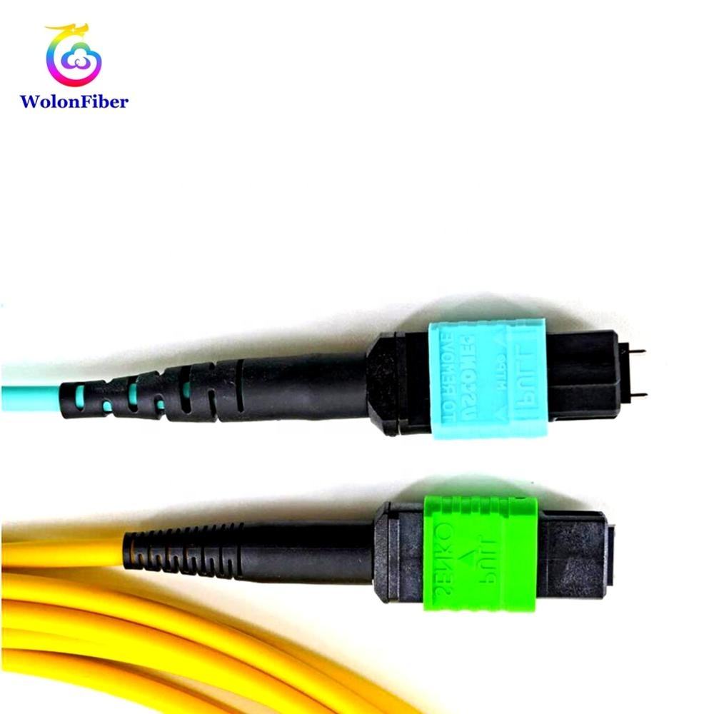 Multi mode optic MPO connector fiber patch cord - Ontolt.com