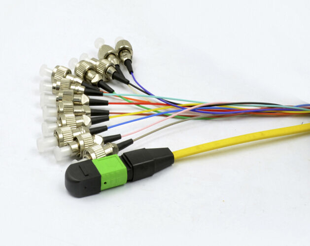 MPO 0.9mm 12 core fiber optical Fc/upc connector optic patch cord ...