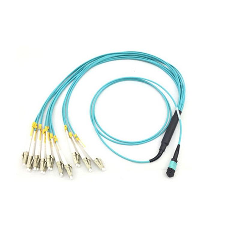 FTTH optical fiber ribbon MPO/MTP patch cord cable 12 core fan out MPO ...