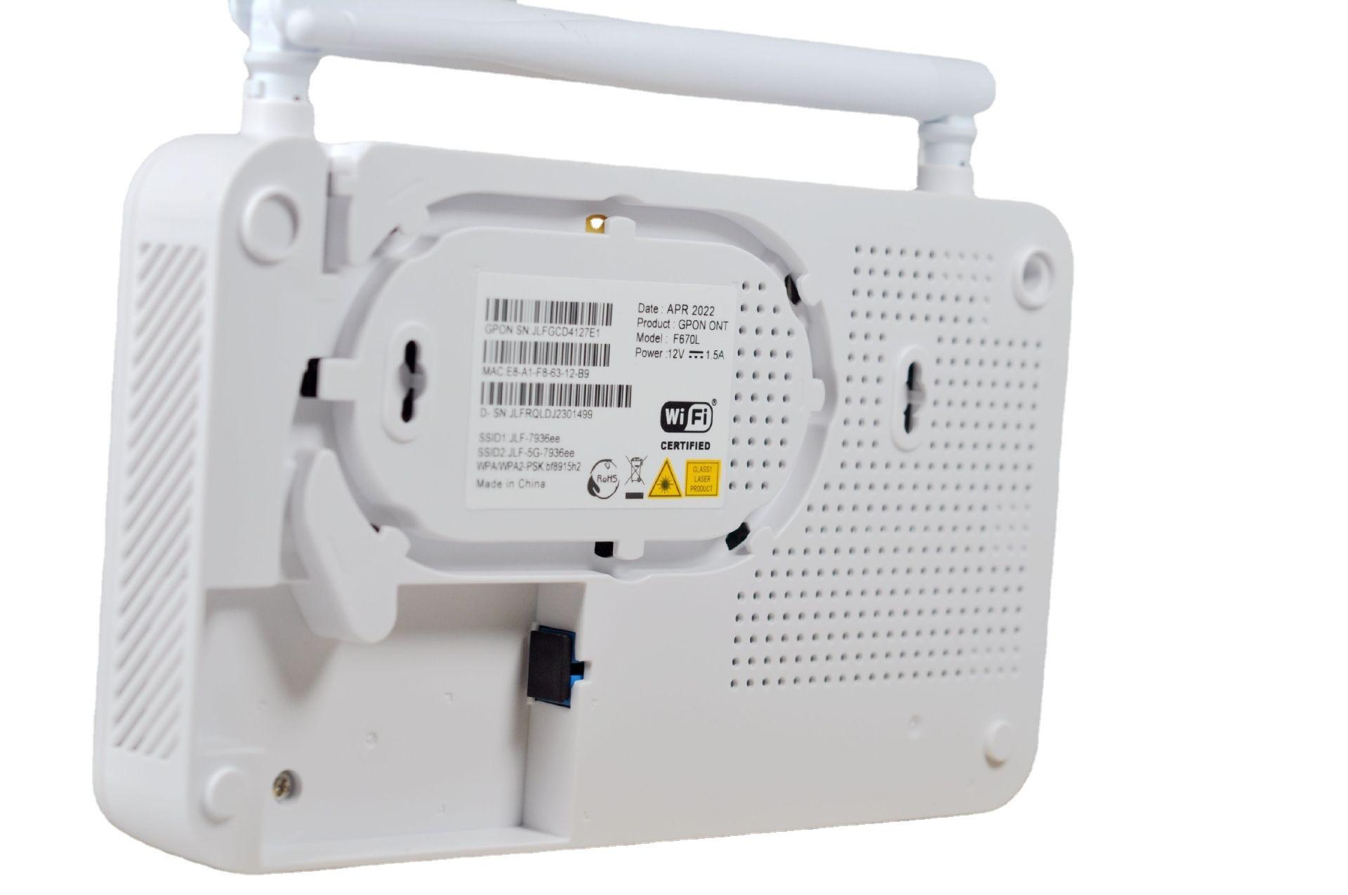 ZTE Nuevo F670L Módem Ftth ONU GPON wifi de doble banda Ont EPON ONU F670L con firmware en ...