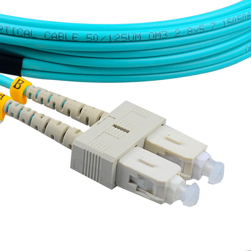 fiber optic patch cord sc sc duplex multimode 50 125 fiber optic ...