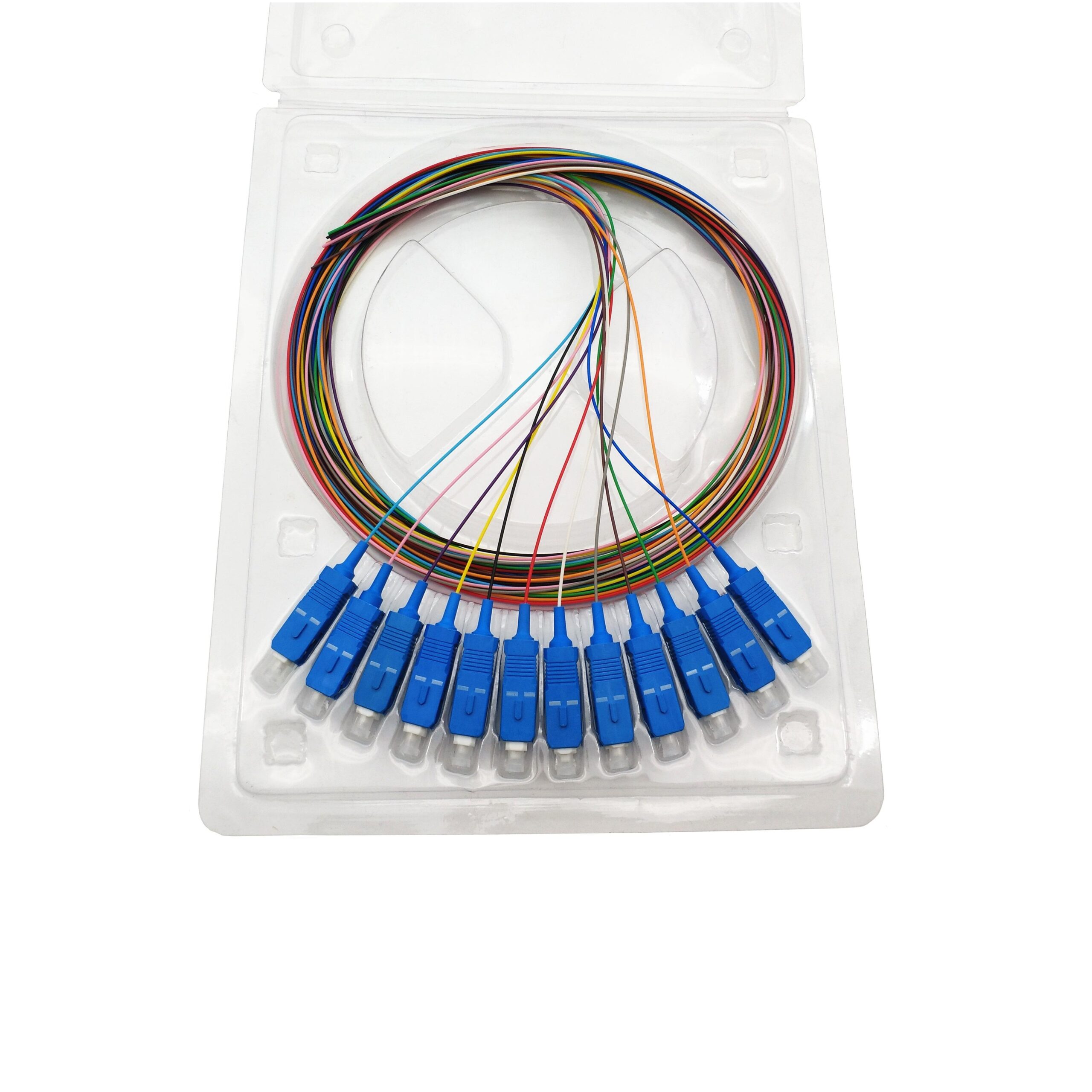 fiber optic pigtail singlemode 12 core fiber cable breakout pigtails sc ...
