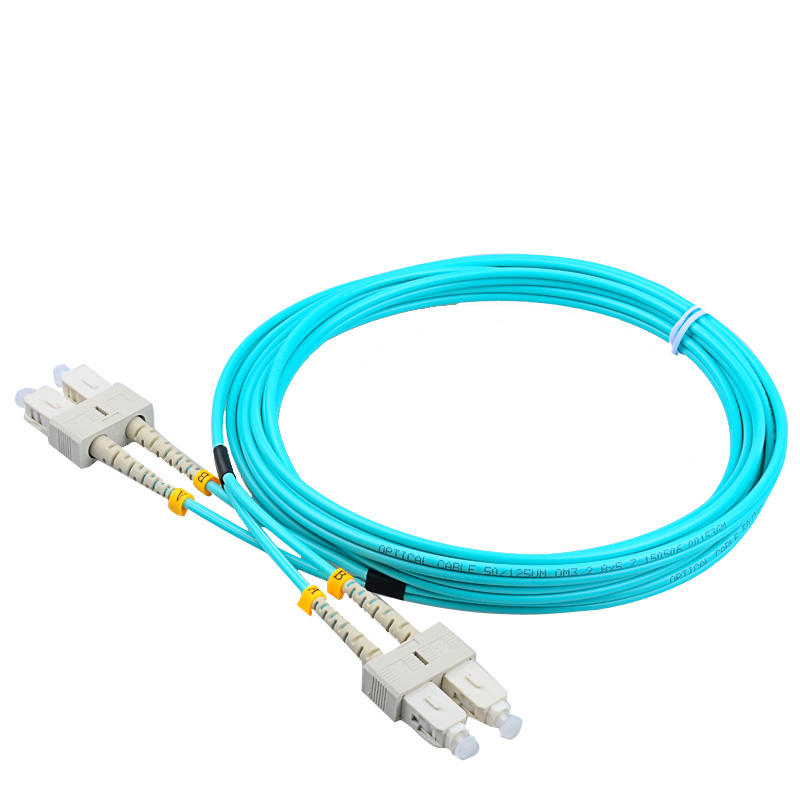 fiber optic patch cord sc sc duplex multimode 50 125 fiber optic ...