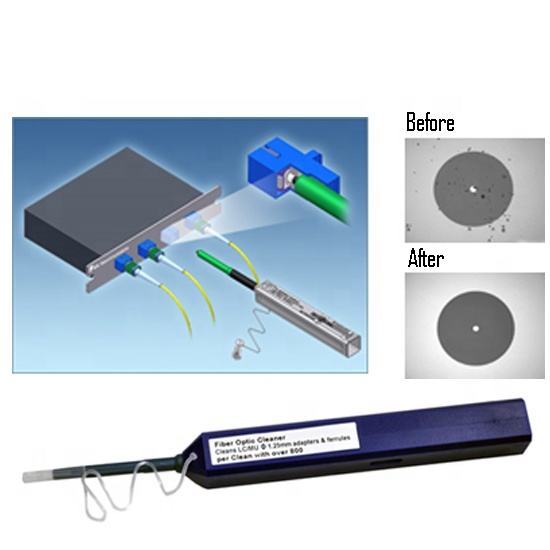 Optic fiber cleaner for LC SC MPO connector cleaner cleaning pen for ...