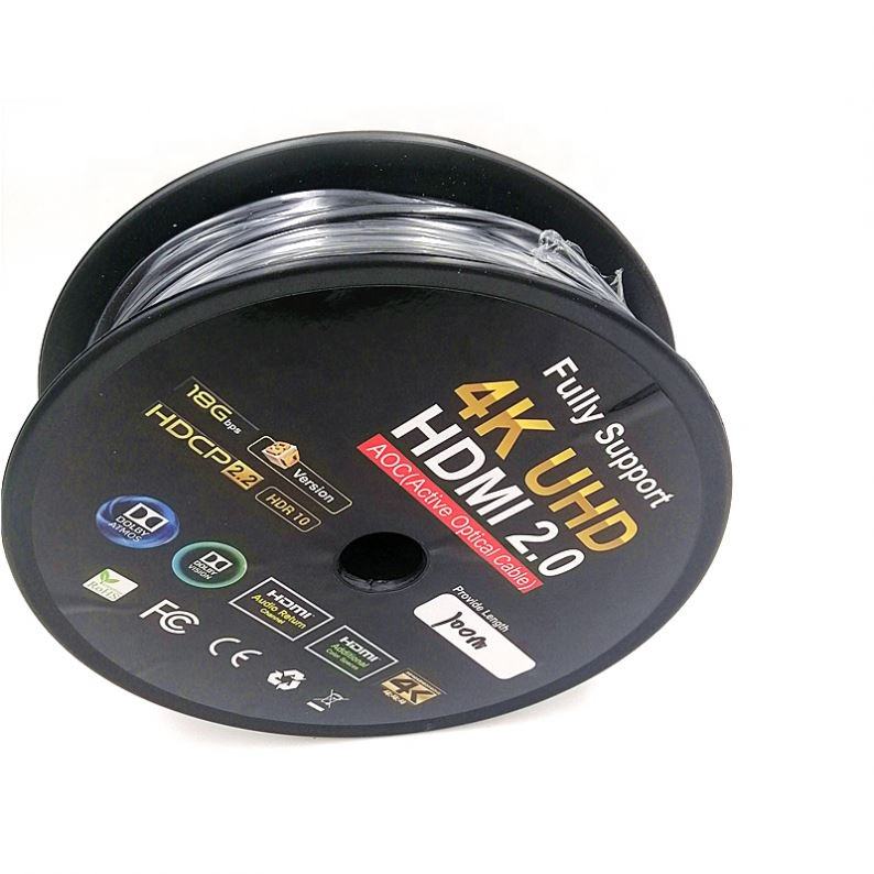 AOC Fiber Optic Cable Ultra Strong 50M 100M 4K - Ontolt.com