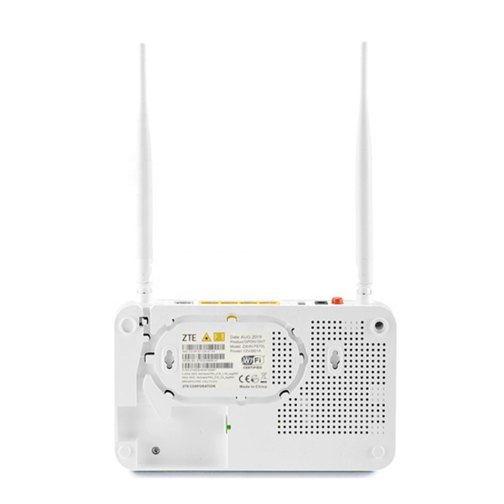 Zte Dual Band 4GE+1Tel+2.4G AC Power Gpon Onu English Firmware Optic Fiber Modem F670L - Ontolt.com
