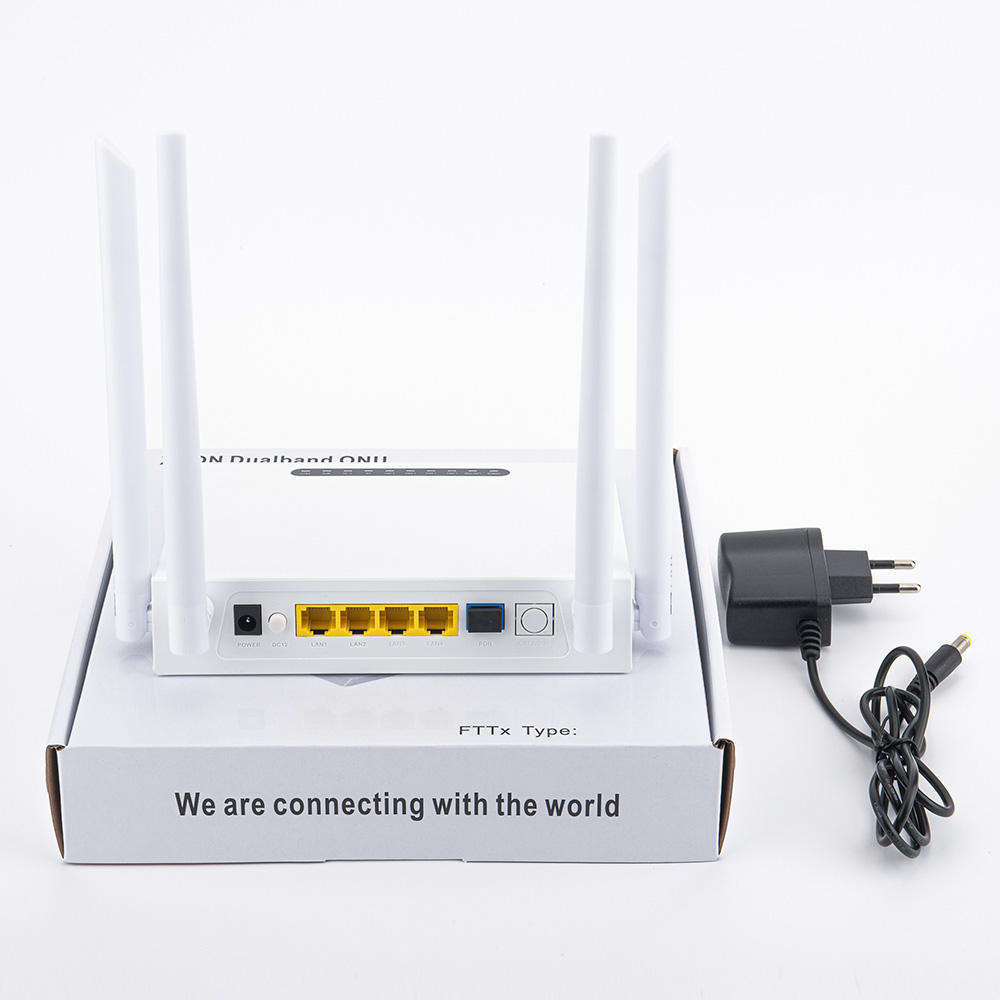XPON 4 Antenna High Quality Dual Band Wifi ONU - Ontolt.com