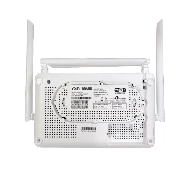Routeur GPON Wifi 6 ZXHN F6600P AX3000 d'origine : produits FTTH de ...