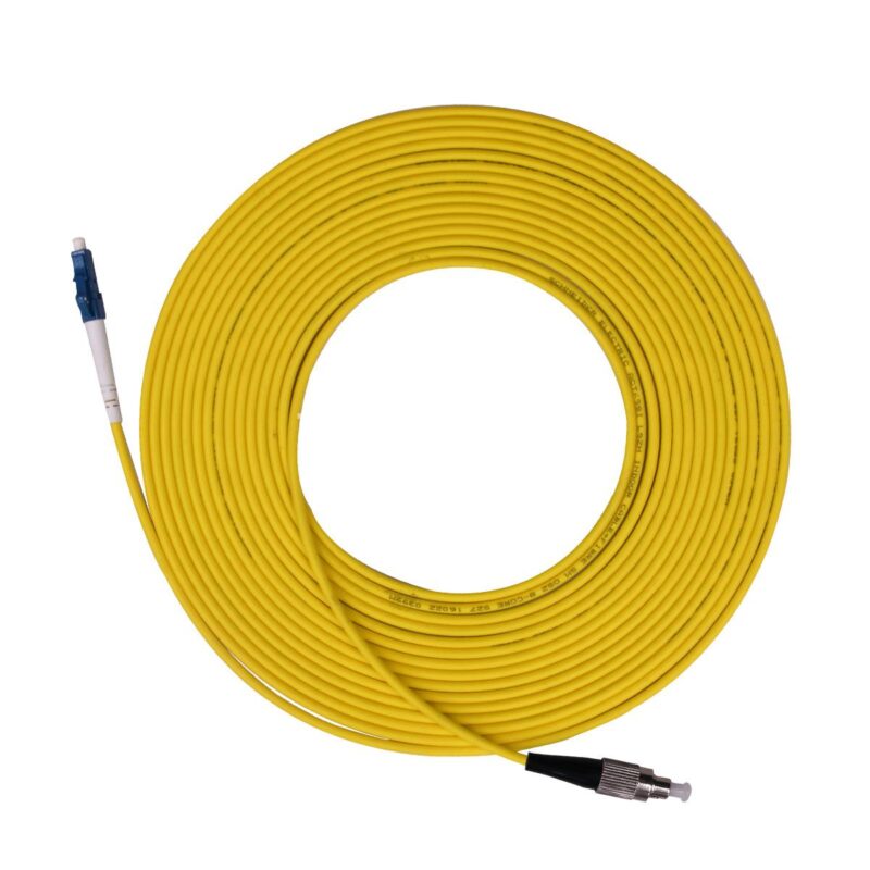Cable de conexión de fibra óptica FC de 20 m, nuevo cable monomodo LC ...